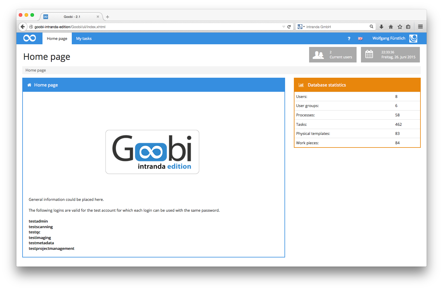 intranda GmbH – Gallery of the Goobi functions