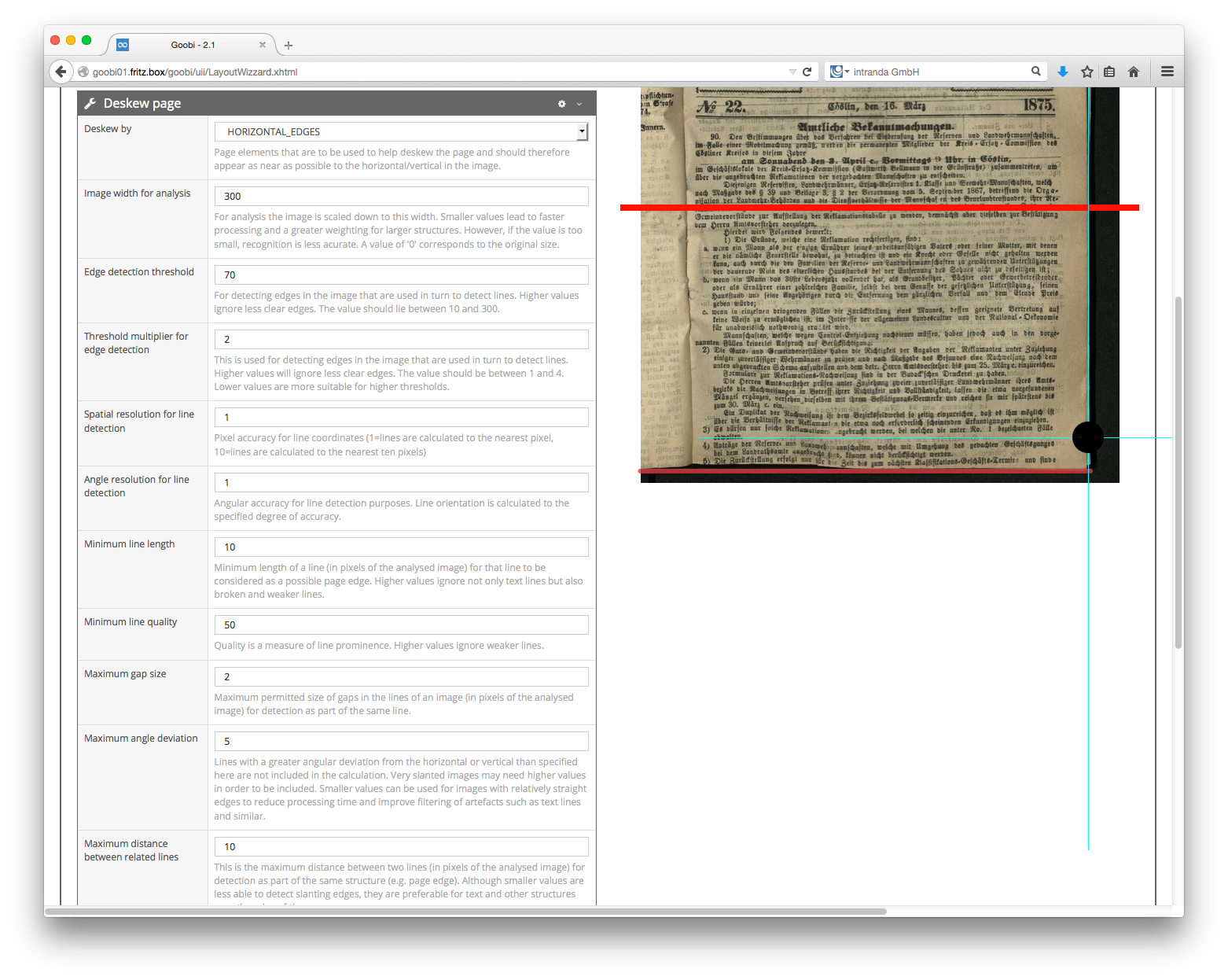 Galerie der Goobi-Funktionen