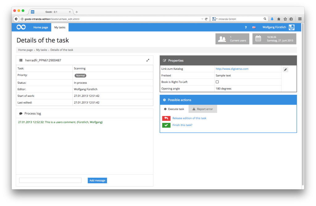 intranda GmbH – Coordination of digitisation projects