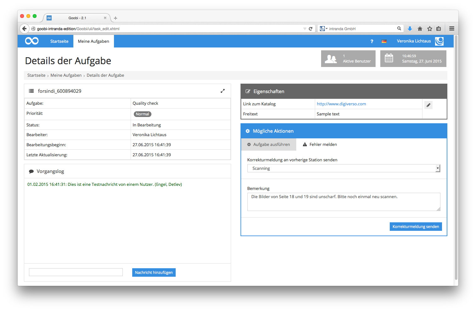 intranda GmbH – Coordination of digitisation projects